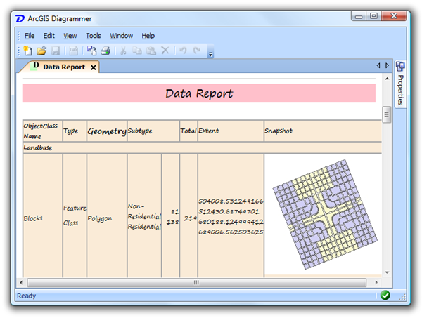 The Sandpit: How to create a data report with ArcGIS Diagrammer